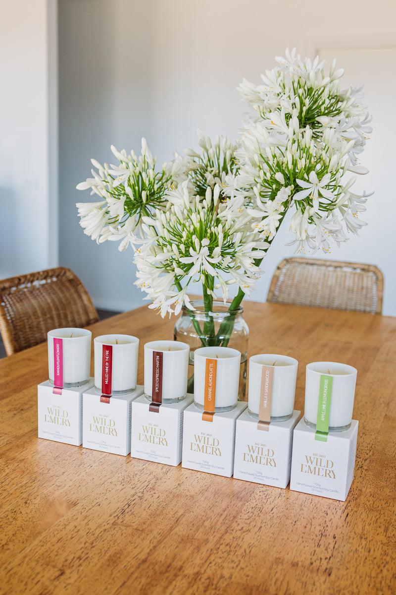 Kakadu Plum Flowers Candle Sml – Wild Emery