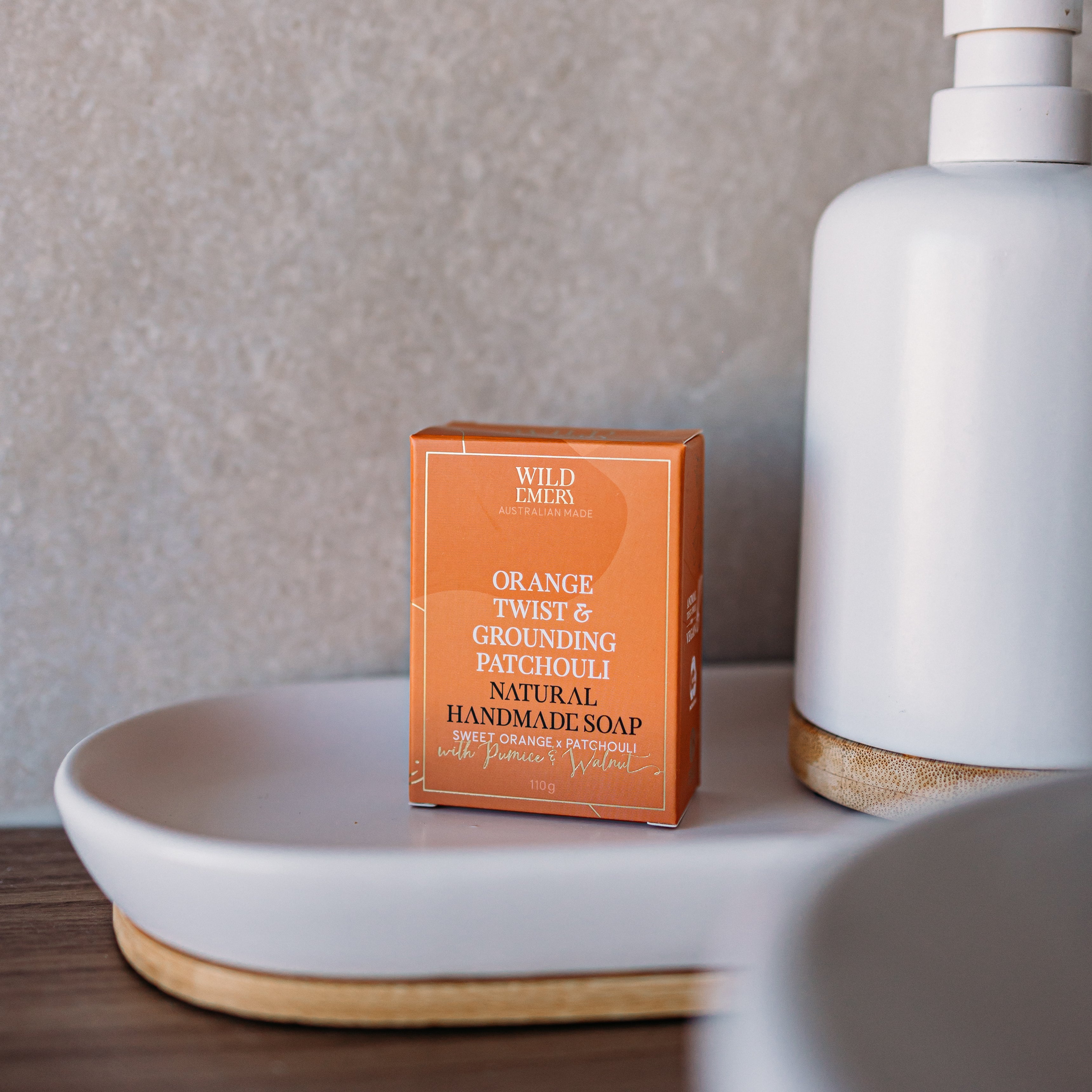 Orange Twist & Grounding Patchouli Natural Handmade Soap – Wild Emery