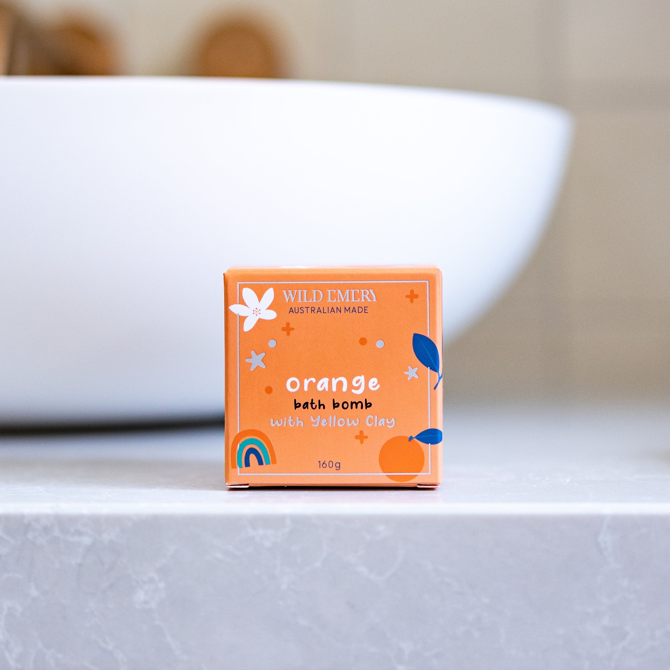 Orange Bath Bomb – Wild Emery